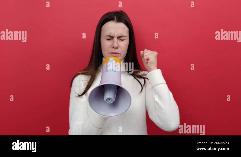 Screaming speaker Stock Videos & Footage - HD and 4K Video Clips - Alamy