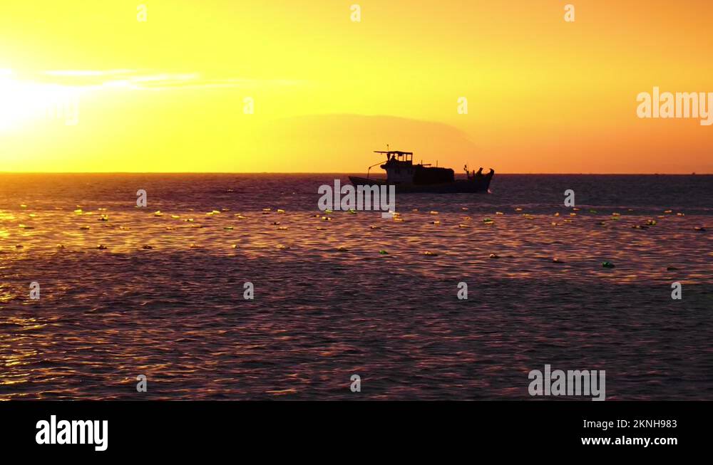Silhouette boat passing ocean water Stock Videos & Footage - HD and 4K ...