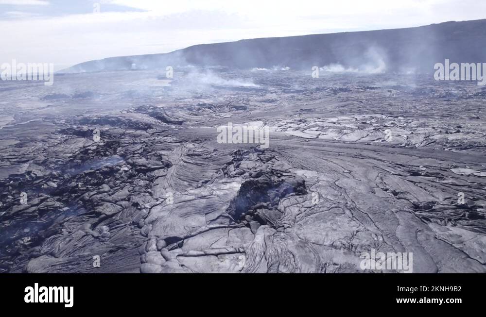 Volcanic Gas Rising From Lava Due To Fagradalsfjall Eruption In Iceland ...