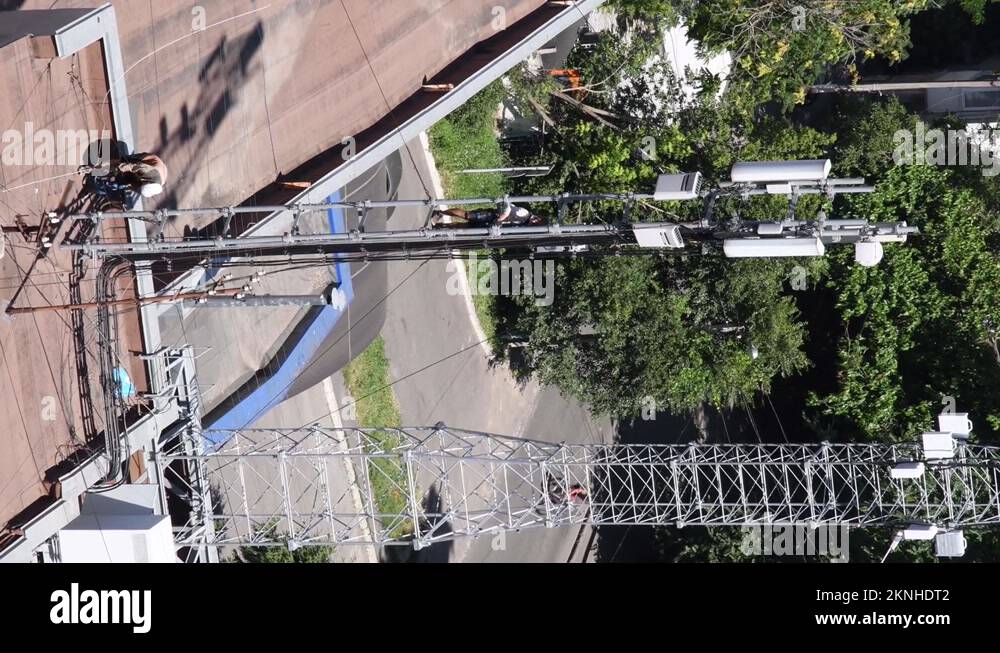 Tower of the telecom building Stock Videos & Footage - HD and 4K Video ...