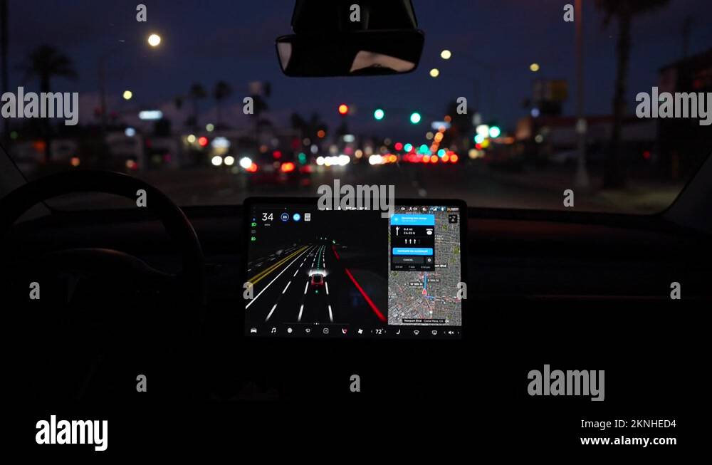 Tesla electric car dashboard future Stock Videos & Footage - HD and 4K ...