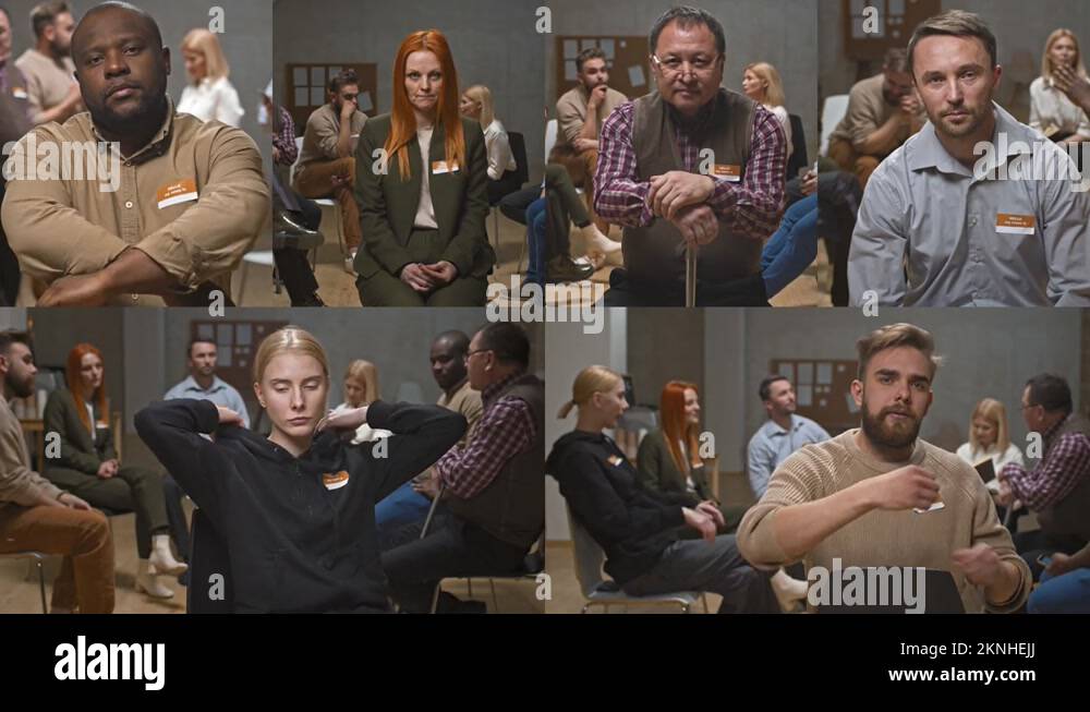 Diverse group of people portraits Stock Videos & Footage - HD and 4K ...