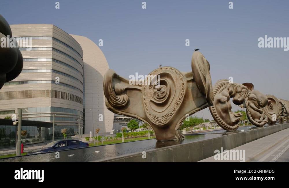 Qatar sculpture Stock Videos & Footage - HD and 4K Video Clips - Alamy