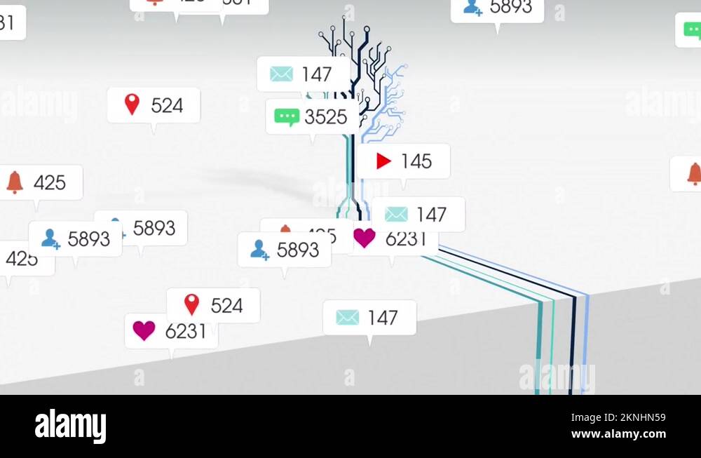 Number tree vector Stock Videos & Footage - HD and 4K Video Clips - Alamy