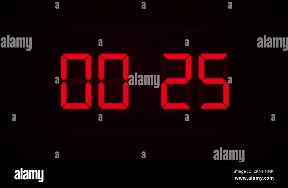 30 seconds countdown timer red Stock Videos & Footage - HD and 4K Video ...