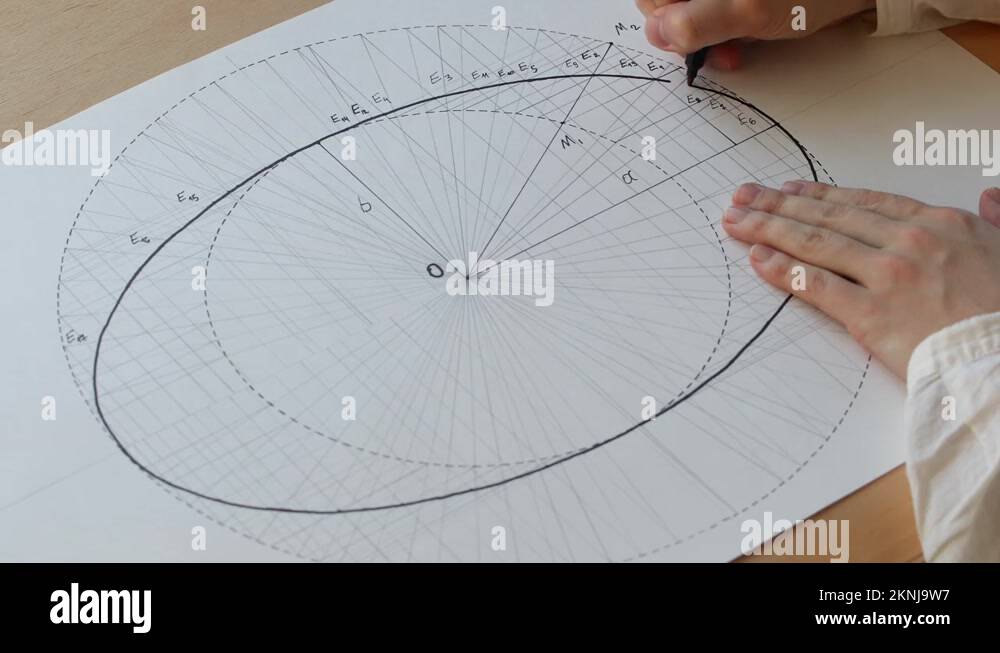 Ellipse drawing Stock Videos & Footage - HD and 4K Video Clips - Alamy