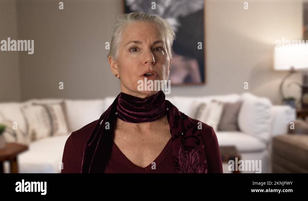 Portrait mature woman listening smiling Stock Videos & Footage - HD and ...