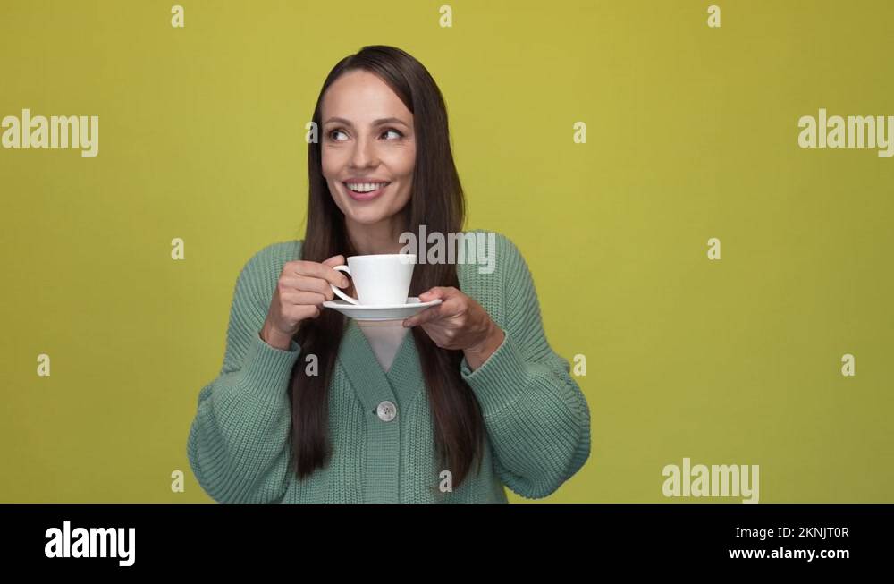 Lady smell smile drink Stock Videos & Footage - HD and 4K Video Clips ...