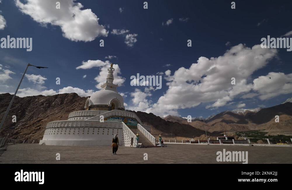 Shanti stupa ladakh india Stock Videos & Footage - HD and 4K Video ...