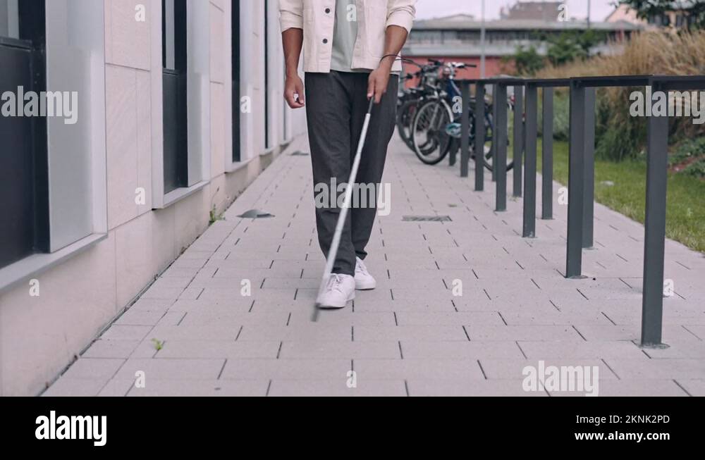 Man walking cane outdoors Stock Videos & Footage - HD and 4K Video ...