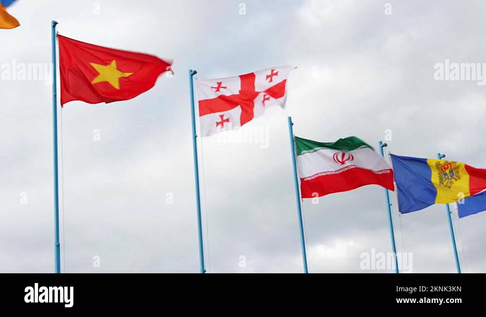 Different nationality flags Stock Videos & Footage - HD and 4K Video ...