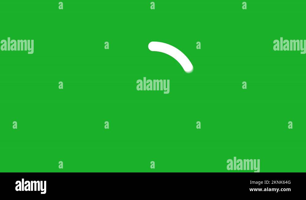 White circle animation on green screen background Stock Video Footage ...