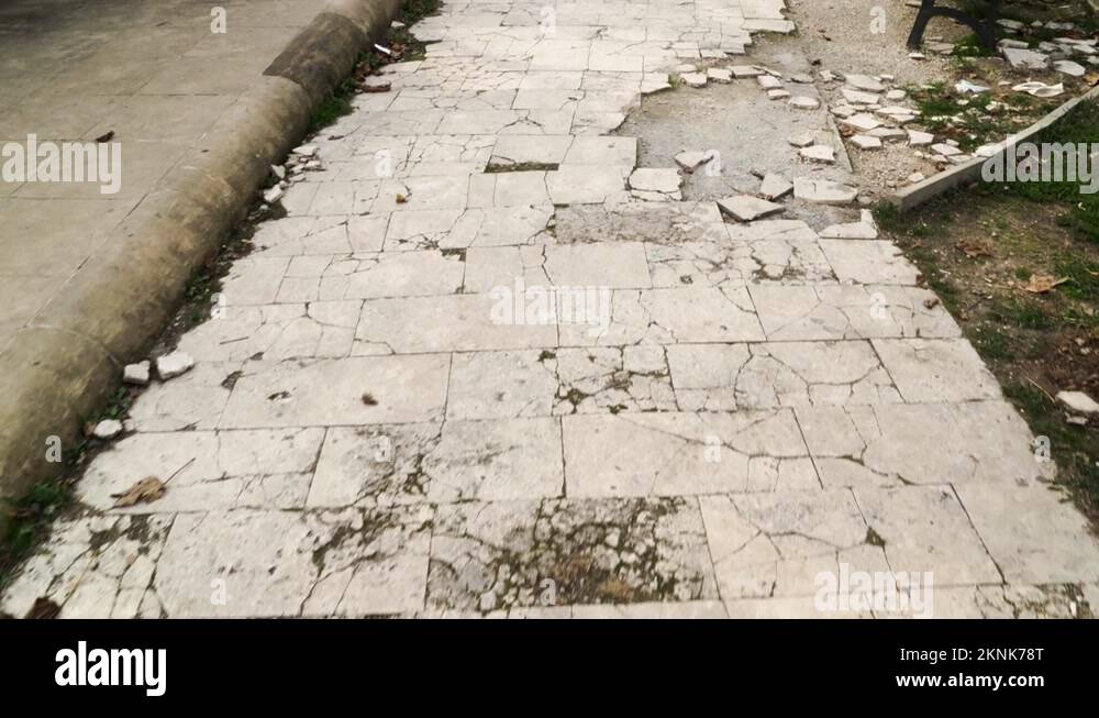 Dirty paving pedestrian walkway Stock Videos & Footage - HD and 4K ...