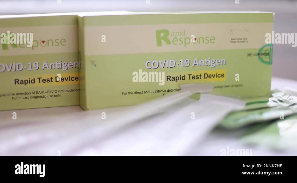 Covid 19 antigen rapid test device Stock Videos & Footage - HD and 4K ...