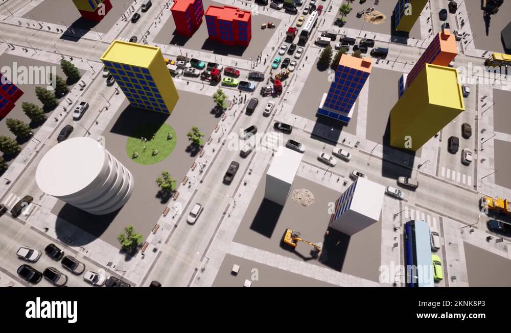 Construction traffic jam Stock Videos & Footage - HD and 4K Video Clips ...