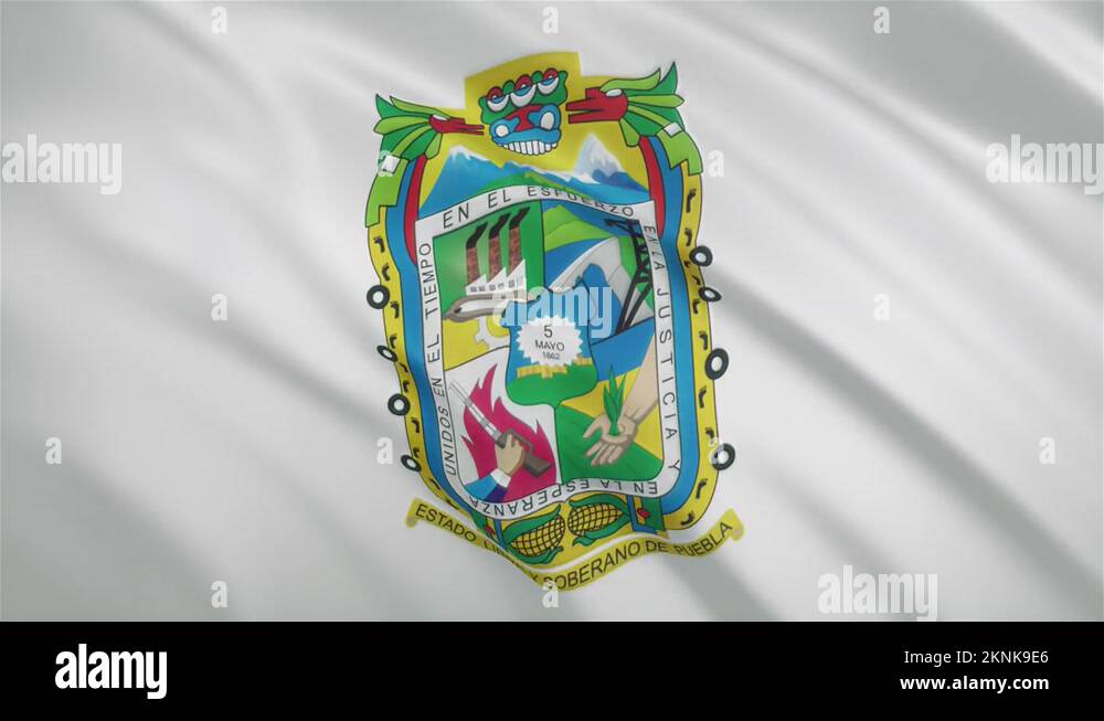 Mexican flag puebla city mexico Stock Videos & Footage - HD and 4K ...