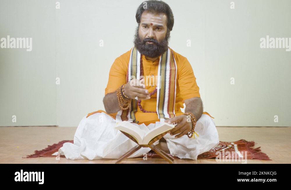 Hindu holy man reading Stock Videos & Footage - HD and 4K Video Clips ...