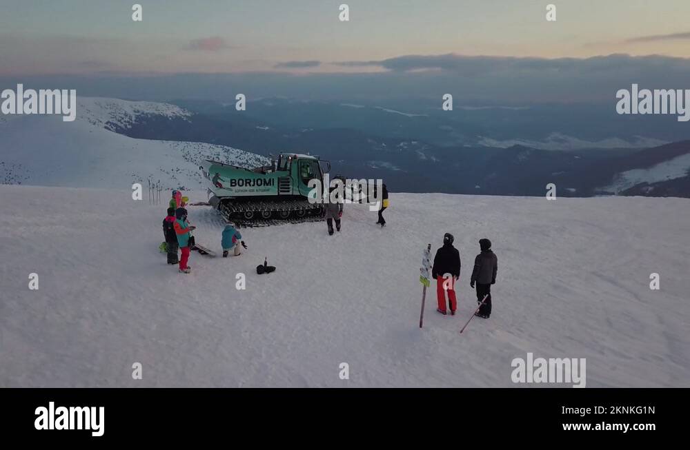 Snowcat on snowy mountain Stock Videos & Footage - HD and 4K Video ...
