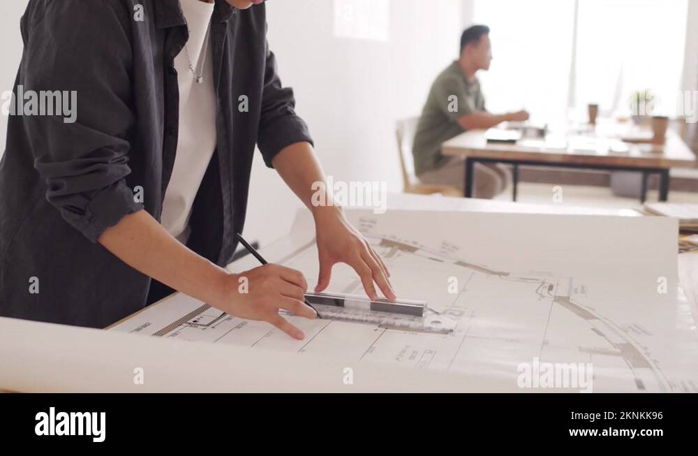 Female drawing plan Stock Videos & Footage - HD and 4K Video Clips - Alamy