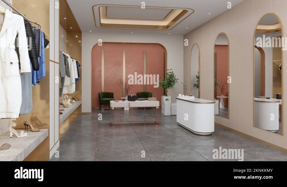 Luxury store interior empty Stock Videos & Footage - HD and 4K Video ...
