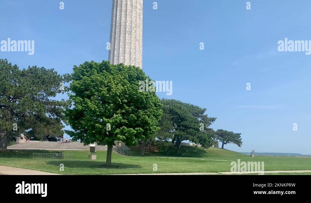 Perry's Victory International Peace Memorial seen from the Golf Cart ...
