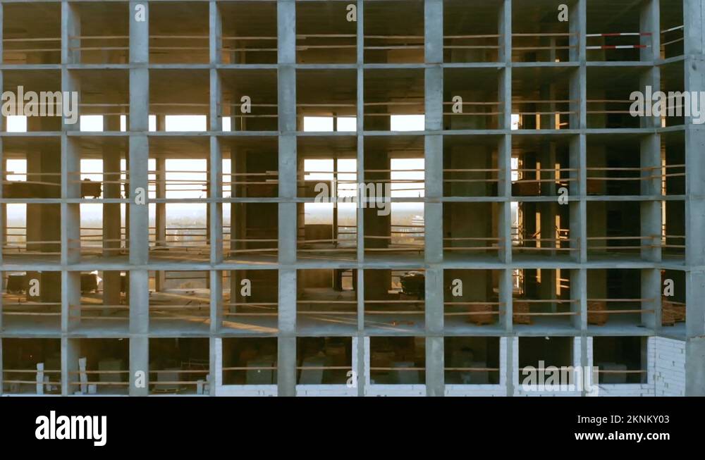 Construction frame of a skyscraper Stock Videos & Footage - HD and 4K ...