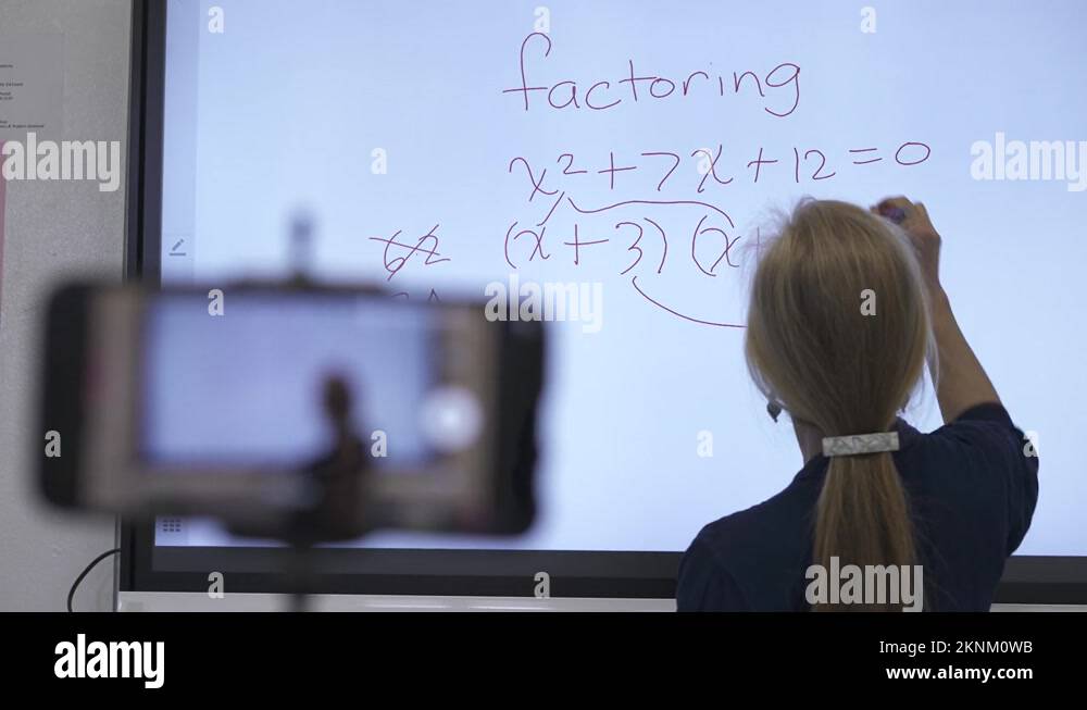 Elementary math teacher writing Stock Videos & Footage - HD and 4K ...