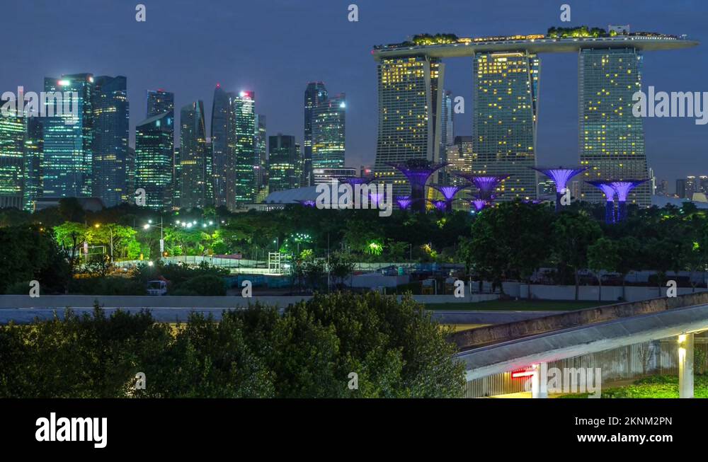 Marina Bay Sands, Gardens by the bay with cloud forest, flower dome and ...