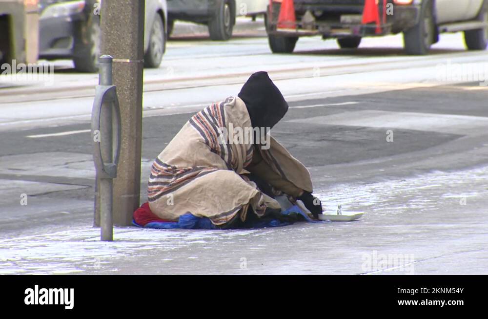 Homeless man wrapped in blanket Stock Videos & Footage - HD and 4K ...