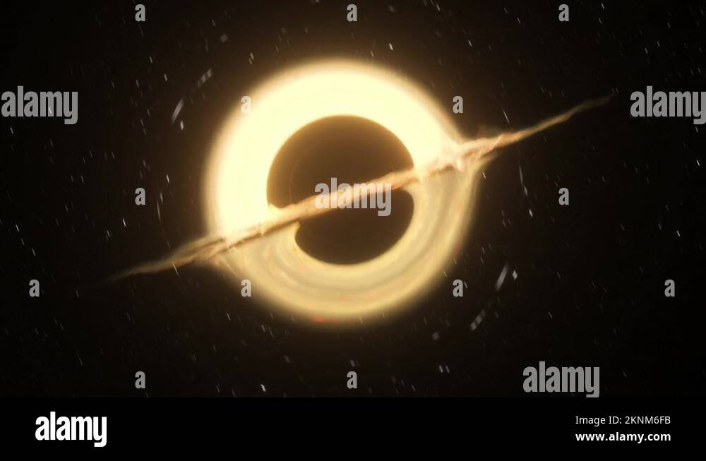 In Outer Space Supermassive Black Hole. Concept Space Background Stock ...