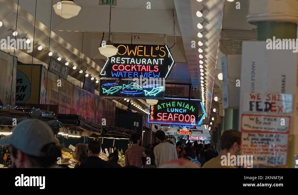 Seattle neon signs Stock Videos & Footage - HD and 4K Video Clips - Alamy