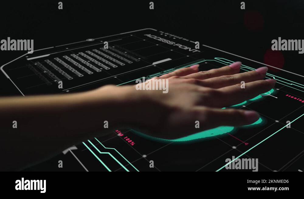 Handprint security access Stock Videos & Footage - HD and 4K Video ...