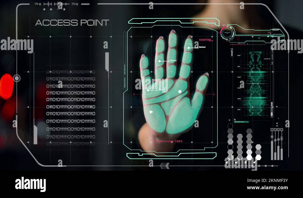 Biometric hand Stock Videos & Footage - HD and 4K Video Clips - Alamy