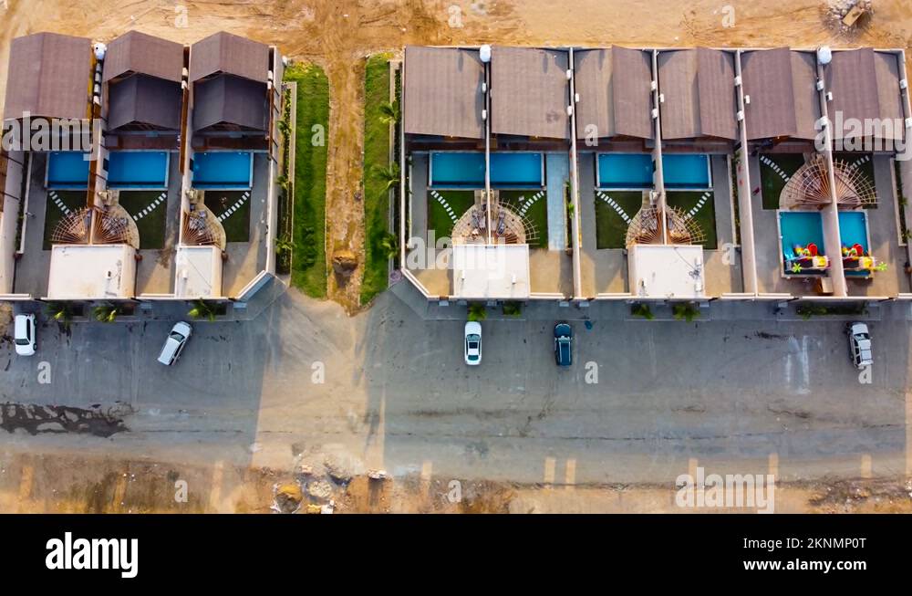 Luxury Modern Cottage Project, Jeddah, Saudi Arabia, Areal Tilt Reveal ...