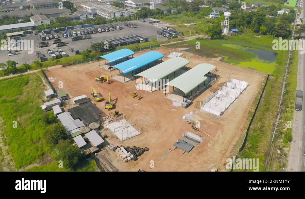 Building factory construction site under Stock Videos & Footage - HD ...