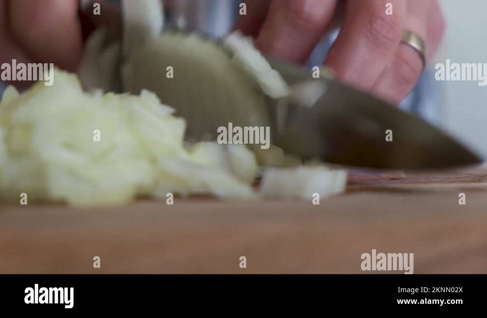 Chopped spring onion isolated top view Stock Videos & Footage - HD and ...