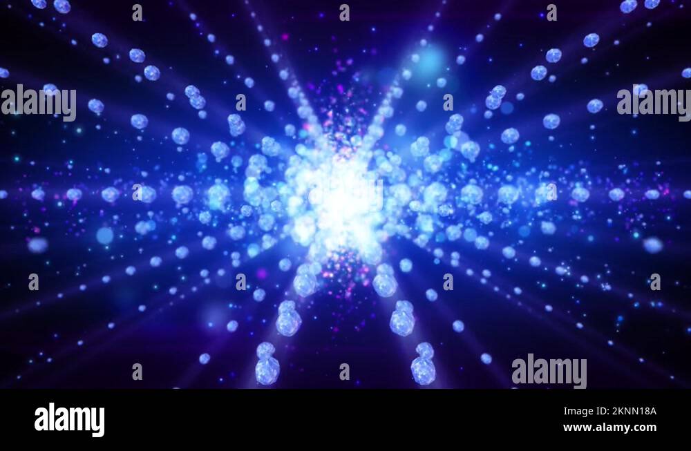 Abstract background shiny structure of objects and particles transforming Stock Video Footage ...