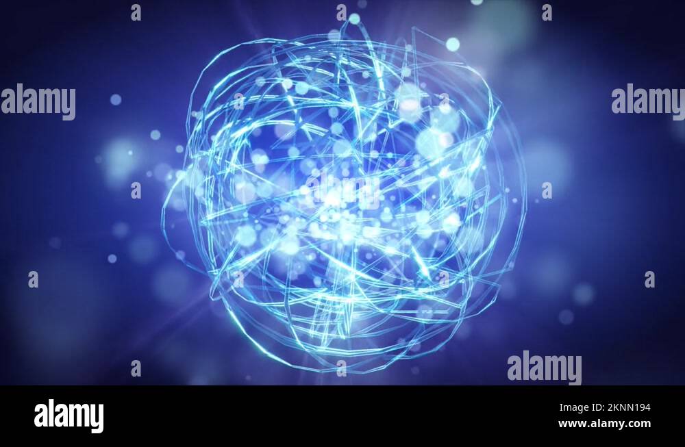 Abstract background shiny structure of objects and particles ...