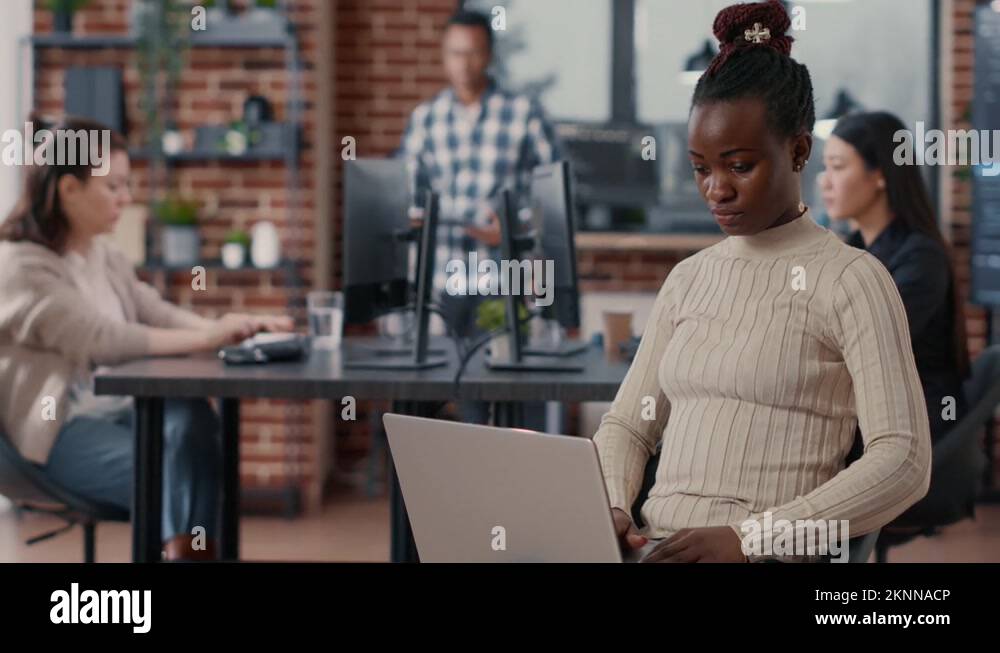 Portrait african american coder sitting Stock Videos & Footage - HD and ...