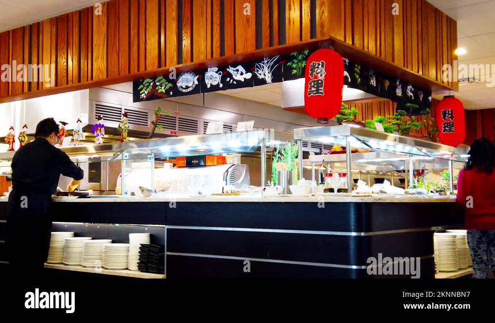Chef lunch service station cafeteria Stock Videos & Footage - HD and 4K ...