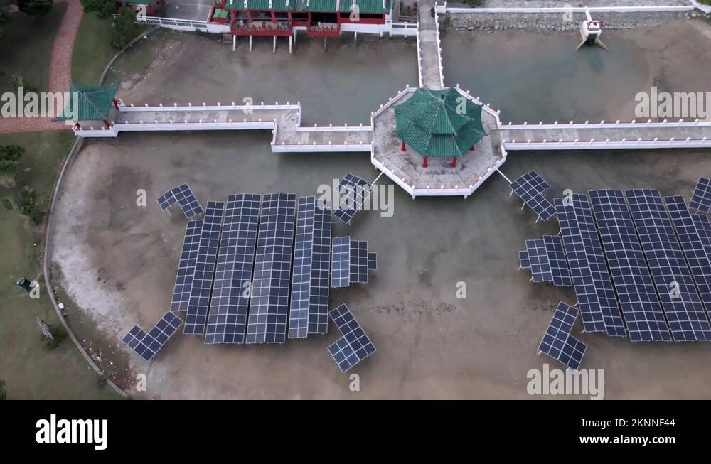 Kusu Island Chinese Temple And Pavilion With Solar Panels Formed Like A ...