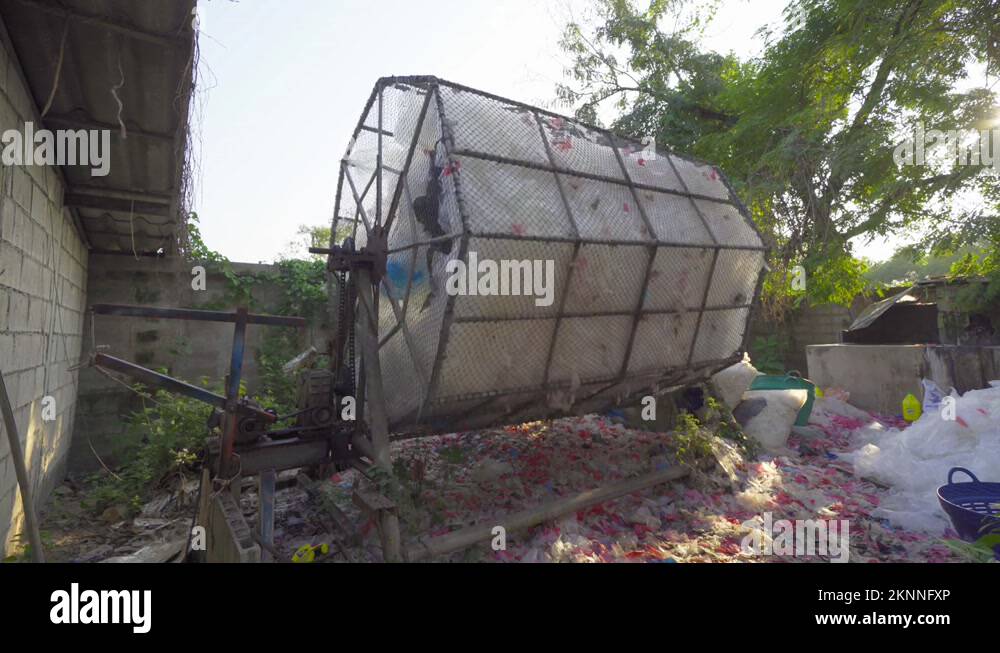 Litter bins for different types of waste Stock Videos & Footage - HD ...