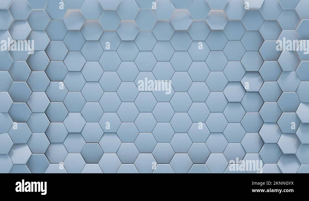 Abstract honeycomb background seamless loop 3D render animation Stock Video Footage - Alamy