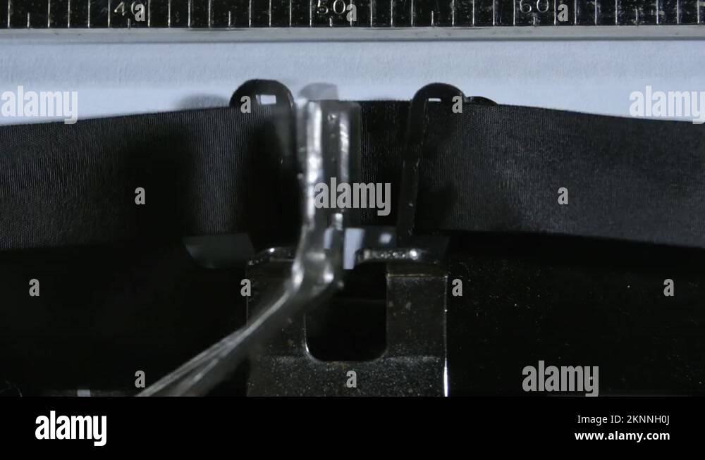 Typing the word Appendix with an old manual typewriter Stock Video ...
