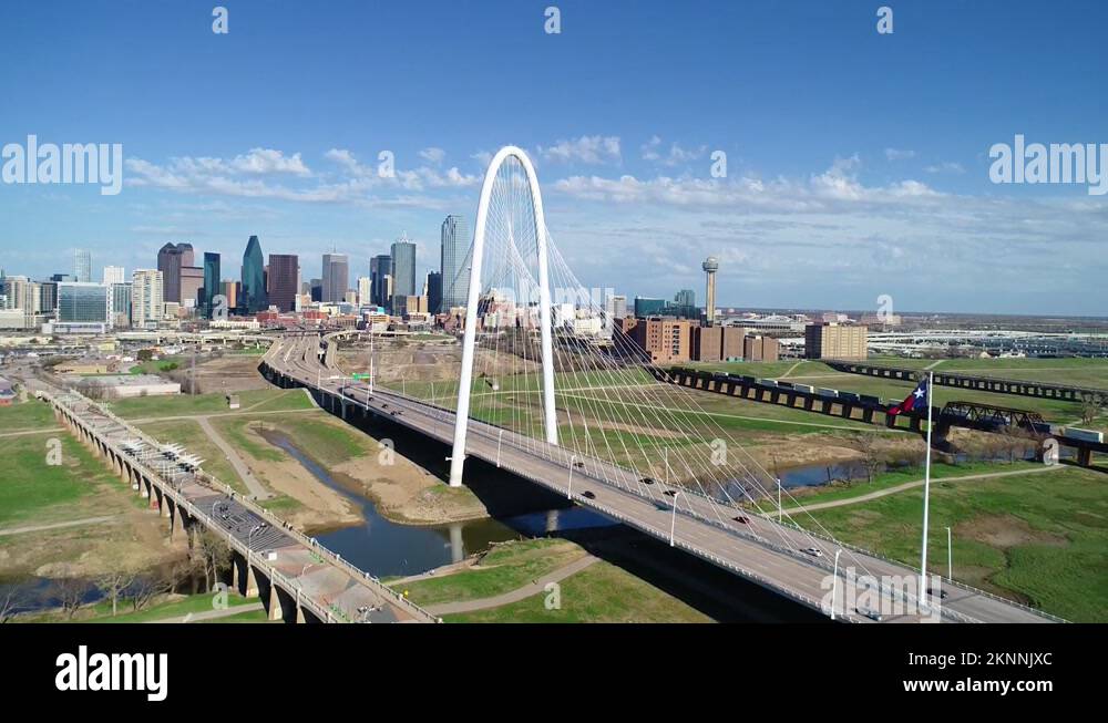 Dallas, Texas, USA Downtown Drone Skyline Aerial Stock Video Footage ...
