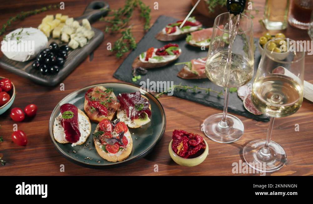 Traditional spanish tapas bar restaurant Stock Videos & Footage - HD ...