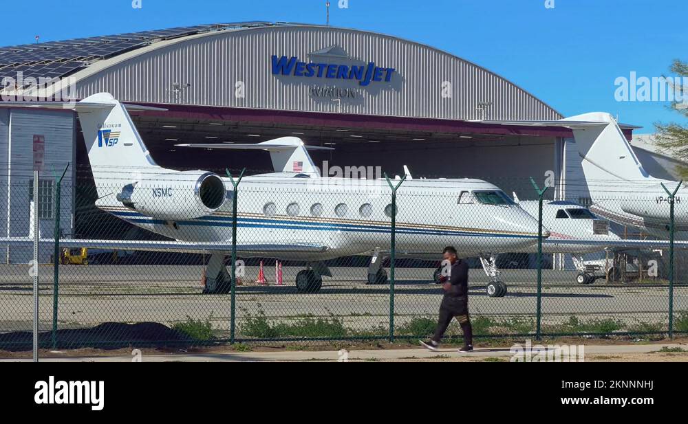 Gulfstream Aerospace Corporation airplane at Western Jet Aviation ...