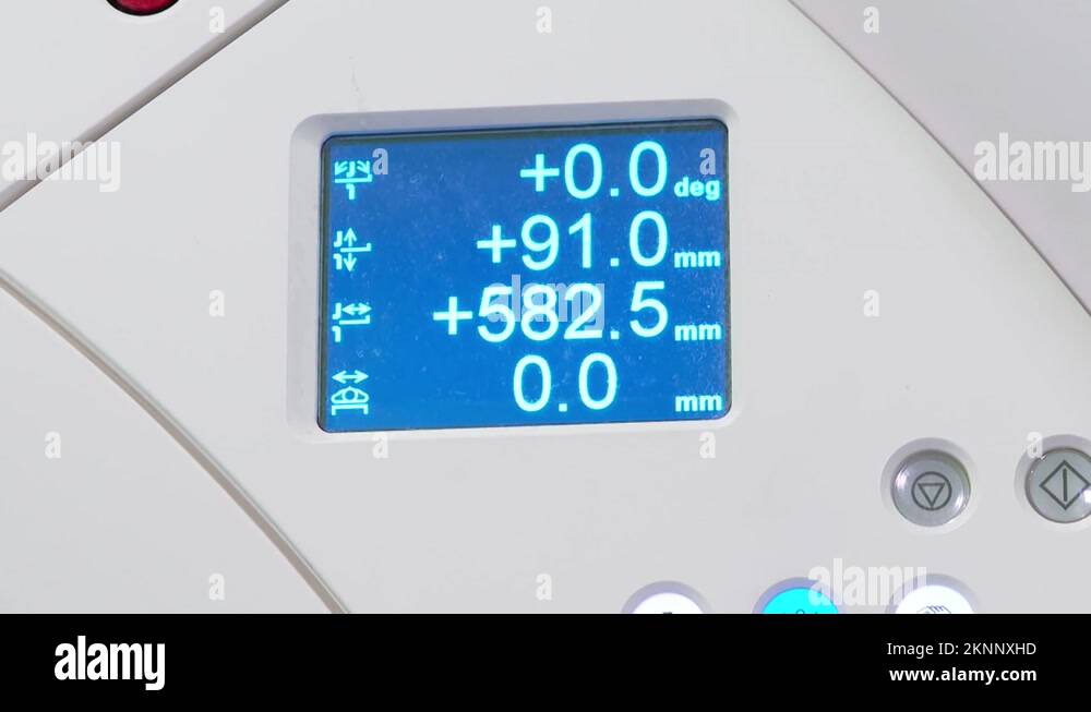 MRI Scanner - Close Up machine read out and buttons Stock Video Footage ...