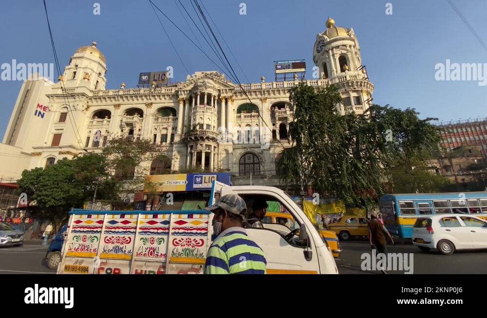 Bottom view of the old LIC building (Chowringhee mansion) built by the ...