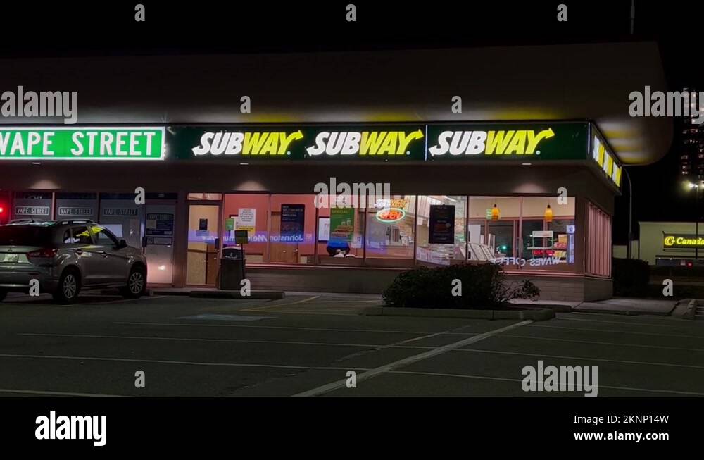 Subway food night Stock Videos & Footage - HD and 4K Video Clips - Alamy